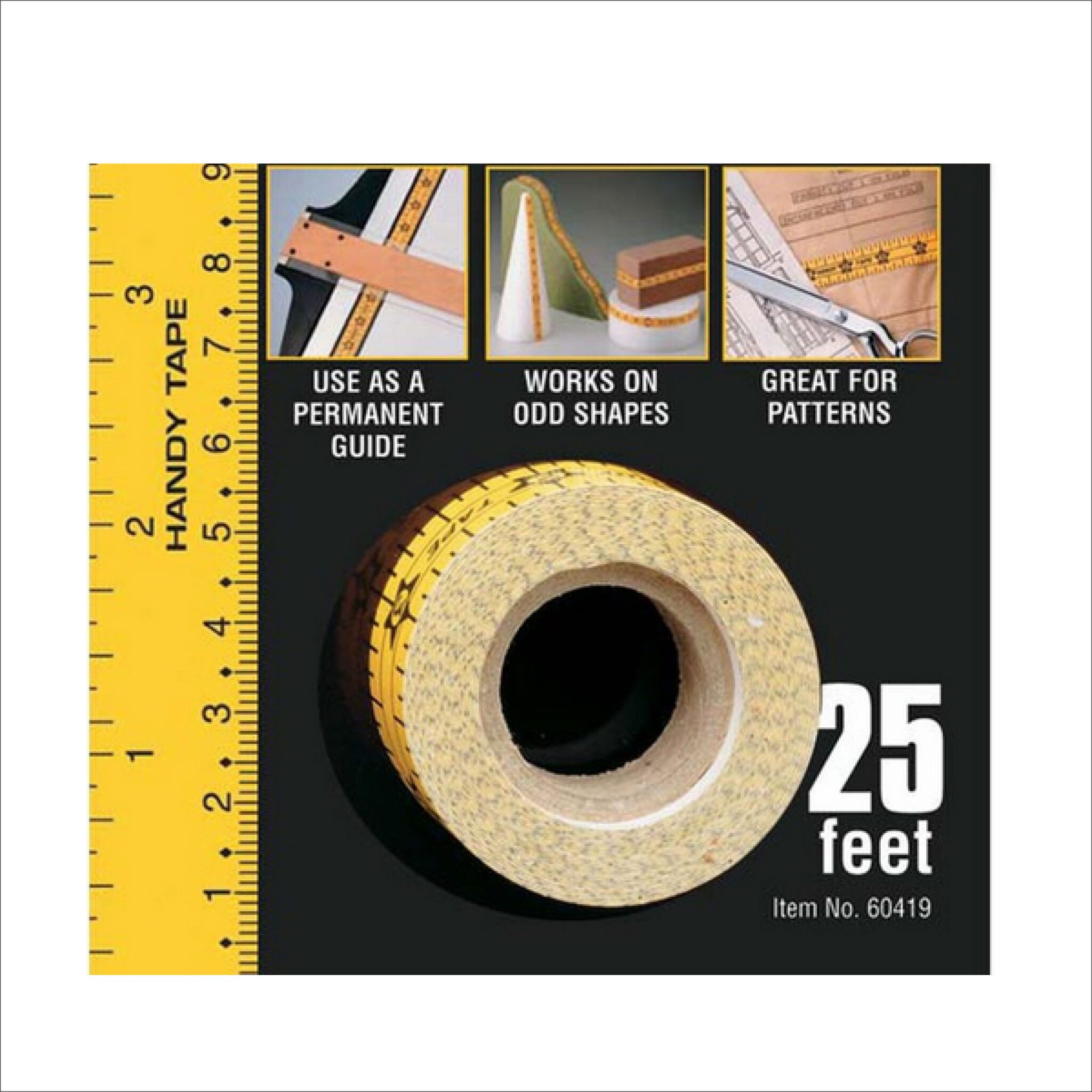 Tape – Adhesive Measuring – Kumihimo Resource – By Adrienne Gaskell